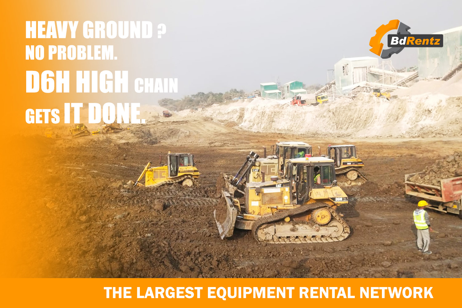 Heavy ground? No problem. D6H High Chain gets it done | BdRentz